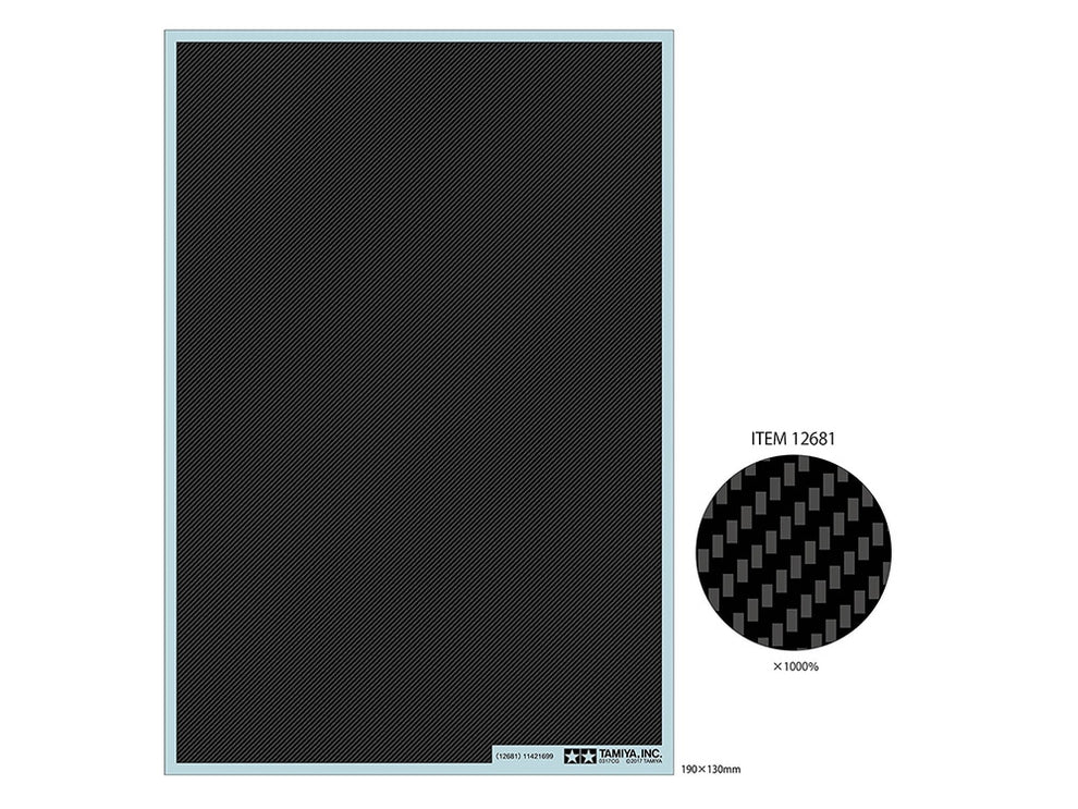 12681 Tamiya 1/24 Carbon Decal Twill Weave Fine – ProScale Paints