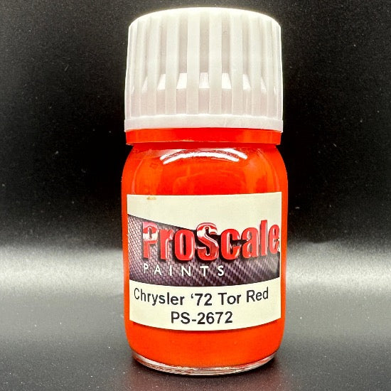 Chrysler '72 Tor Red AKA Hemi Orange (30ml) – ProScale Paints
